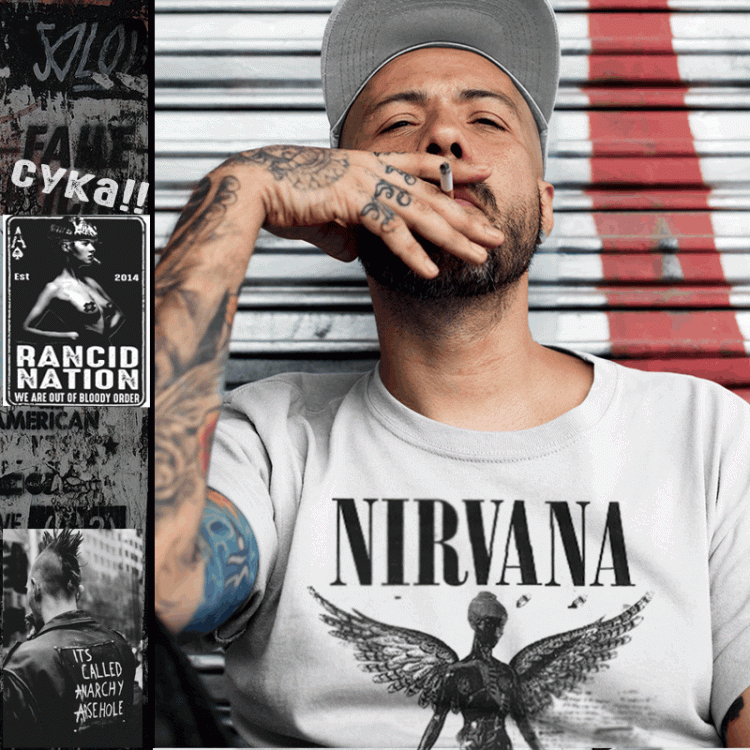 Nirvana shirt angel Utero